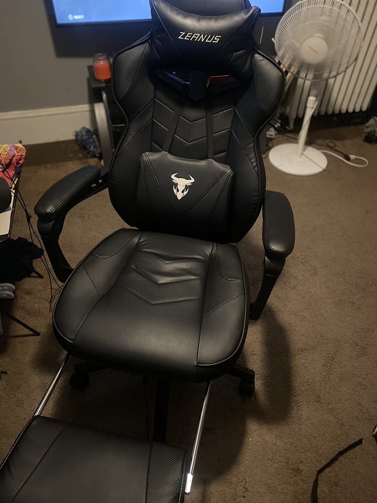 $33/mo - Finance Zeanus Gaming Chairs with Footrest Recliner Computer ...