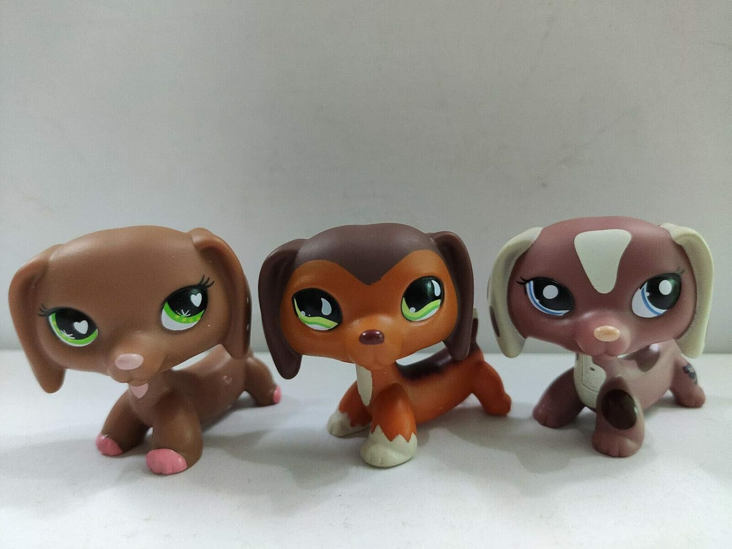 Littlest Pet Shop LPS#556#1631 – Juego de 3 salchichas, diseño de perro ...