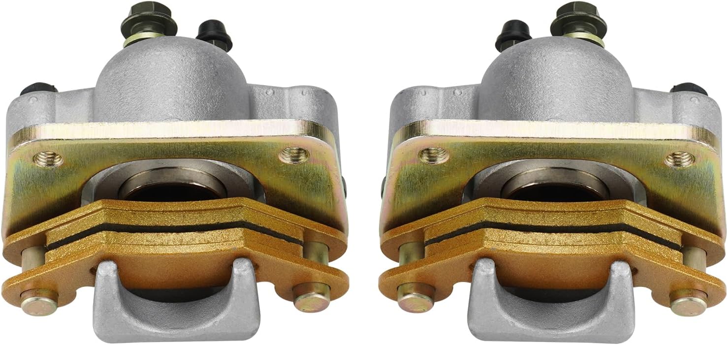 Amazon.com: Magorfas Rear Brake Calipers & Pads Fit for Polaris Ranger ...