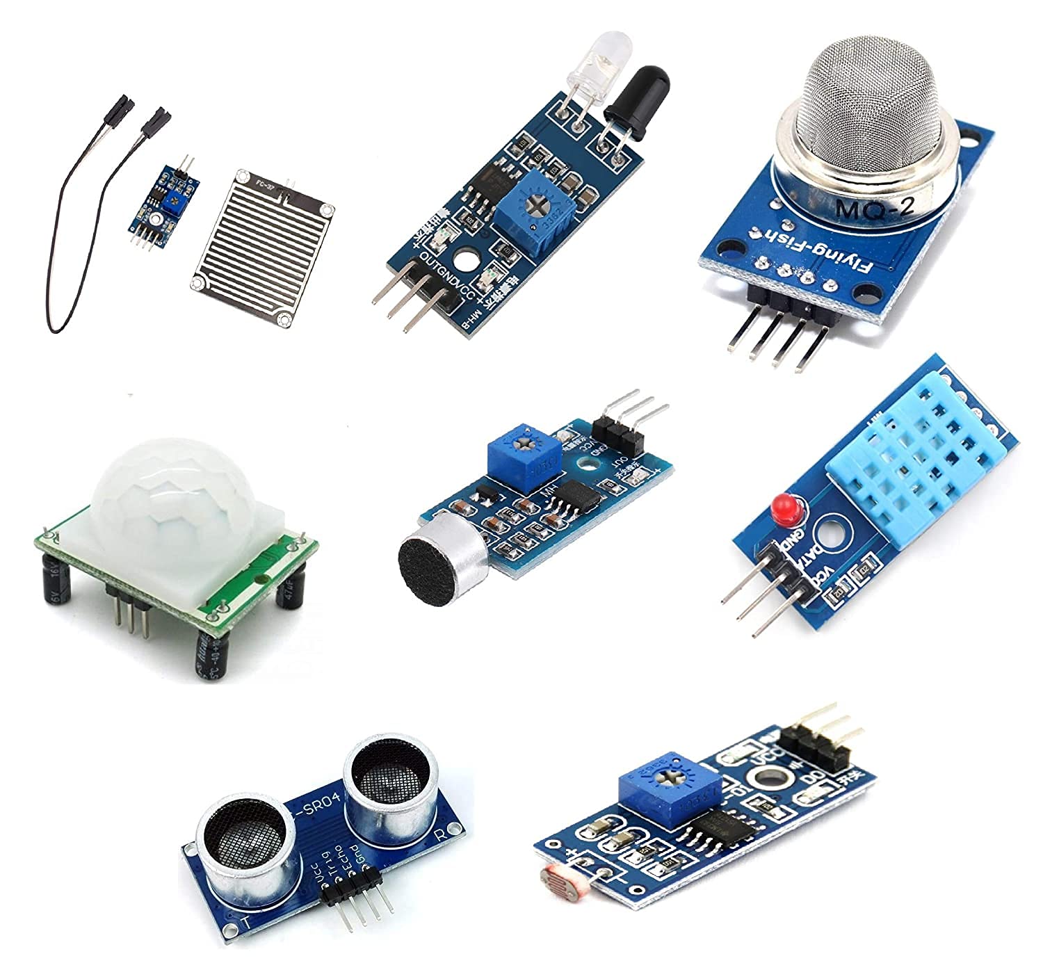 Buy Mini Sensor Kit With Pir, Ultrasonic Sensor, Ir Sensor, Ldr, Rain ... Buy Mini Sensor Kit With Pir, Ultrasonic Sensor, Ir Sensor, Ldr, Rain ...