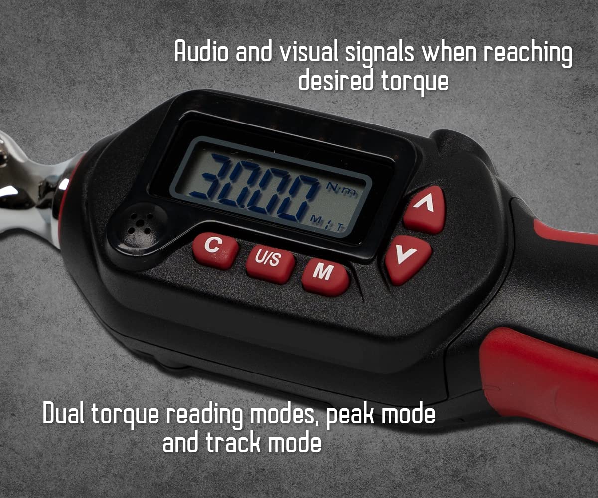 Snapklik.com : Tapha Tools 1/4 Inch Compact Digital Torque Wrench 1.11 ...