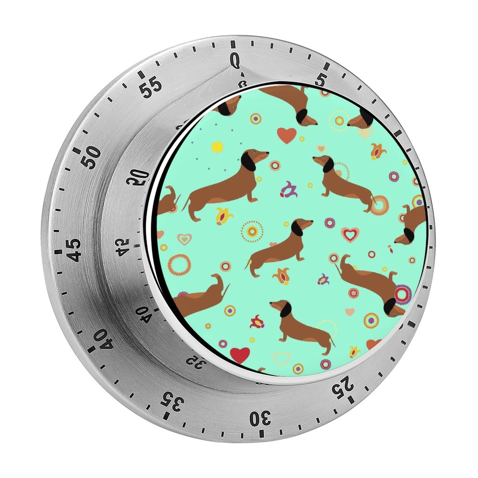Amazon.com: Kitchen Timer Dachshund Dog Pattern Countdown Timer ...