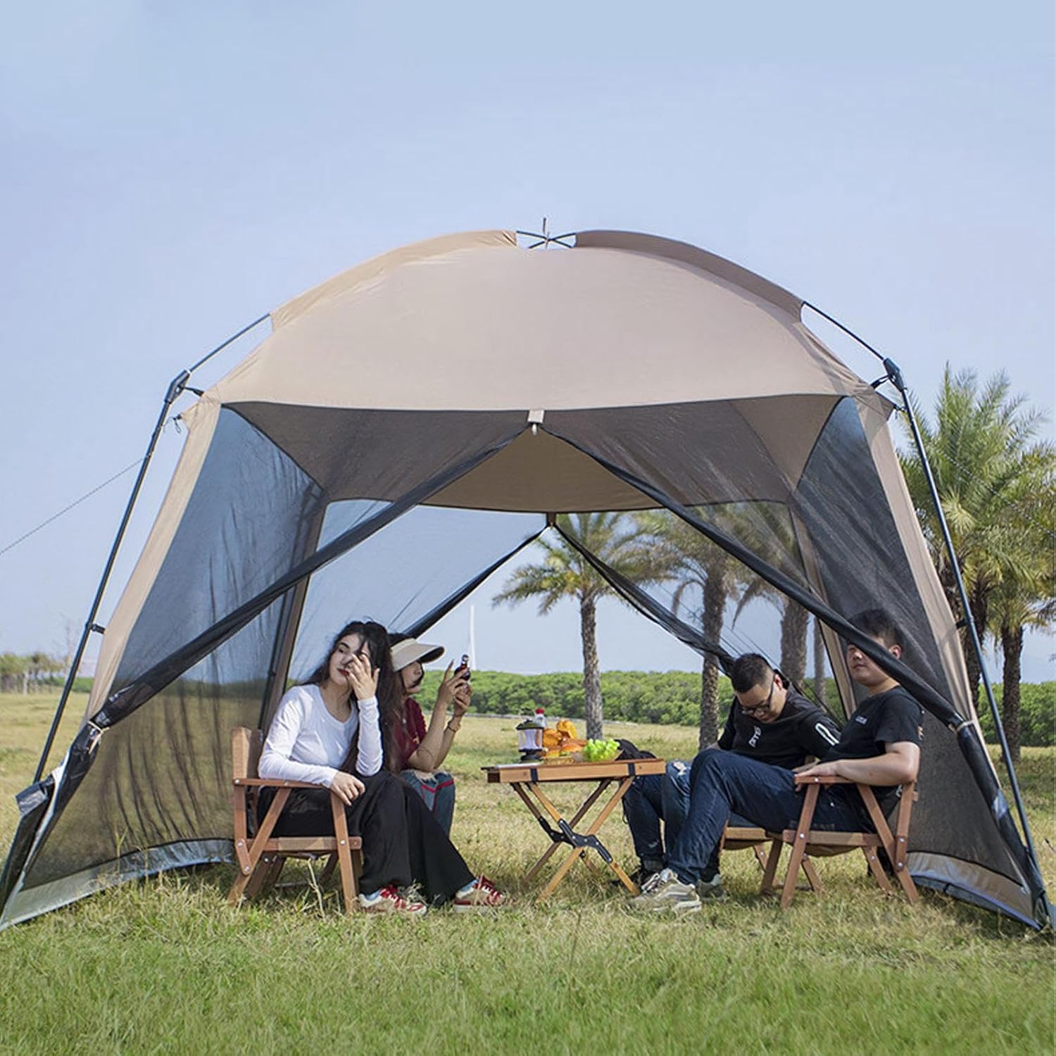 Mesh Tent for Outdoors, Outdoor Screen Tent, Screen Room Tent with Mesh ...