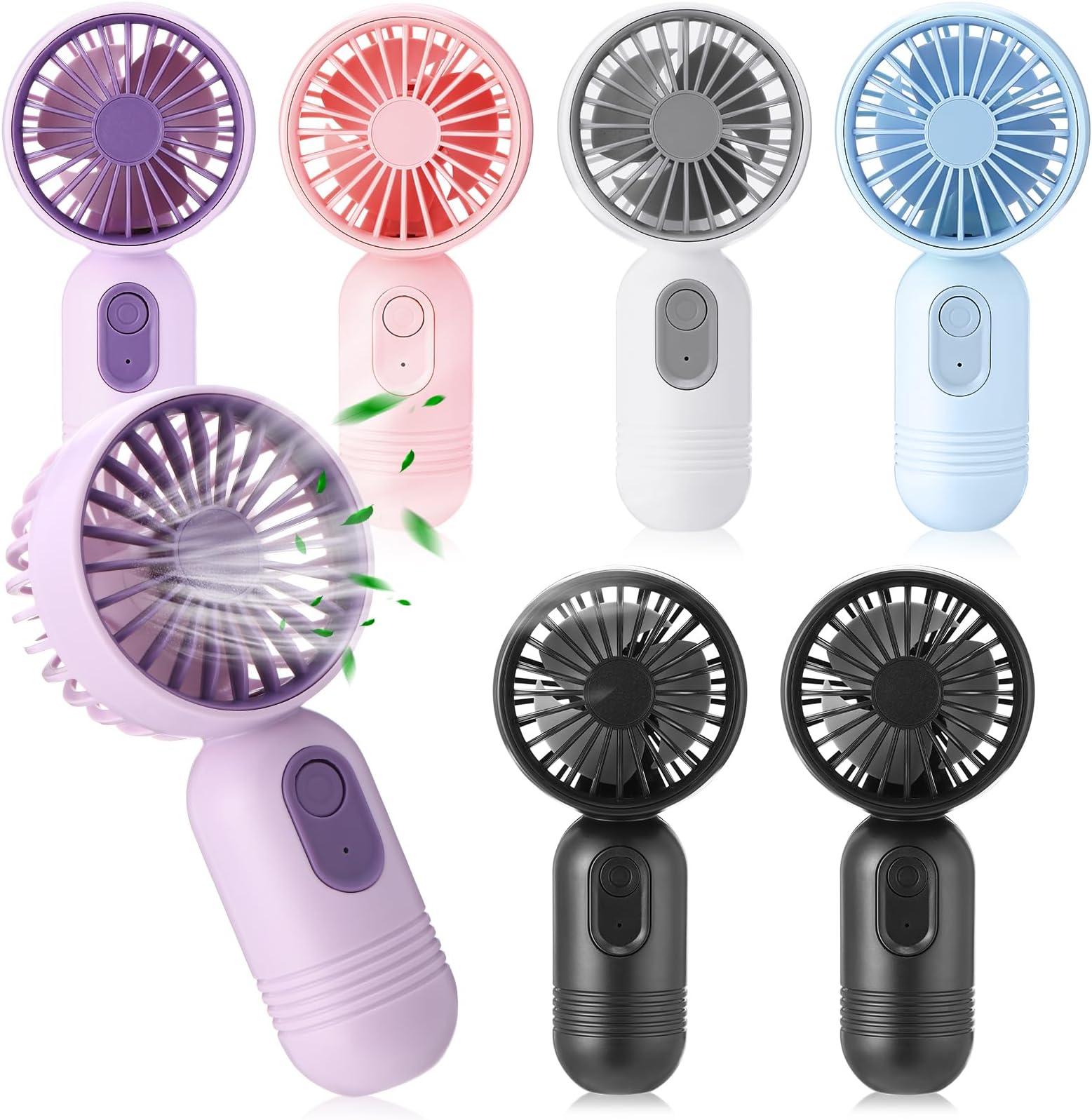 Amazon.com: Tuanse 12 Pcs Mini Handheld Fans Bulk Motivational ...