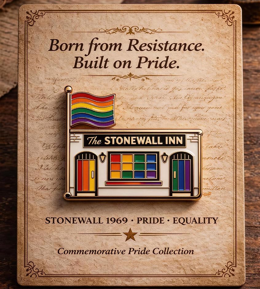 Amazon.com: Pride Month Lgbt Rainbow 1969 Stonewall Inn Commemorative ...