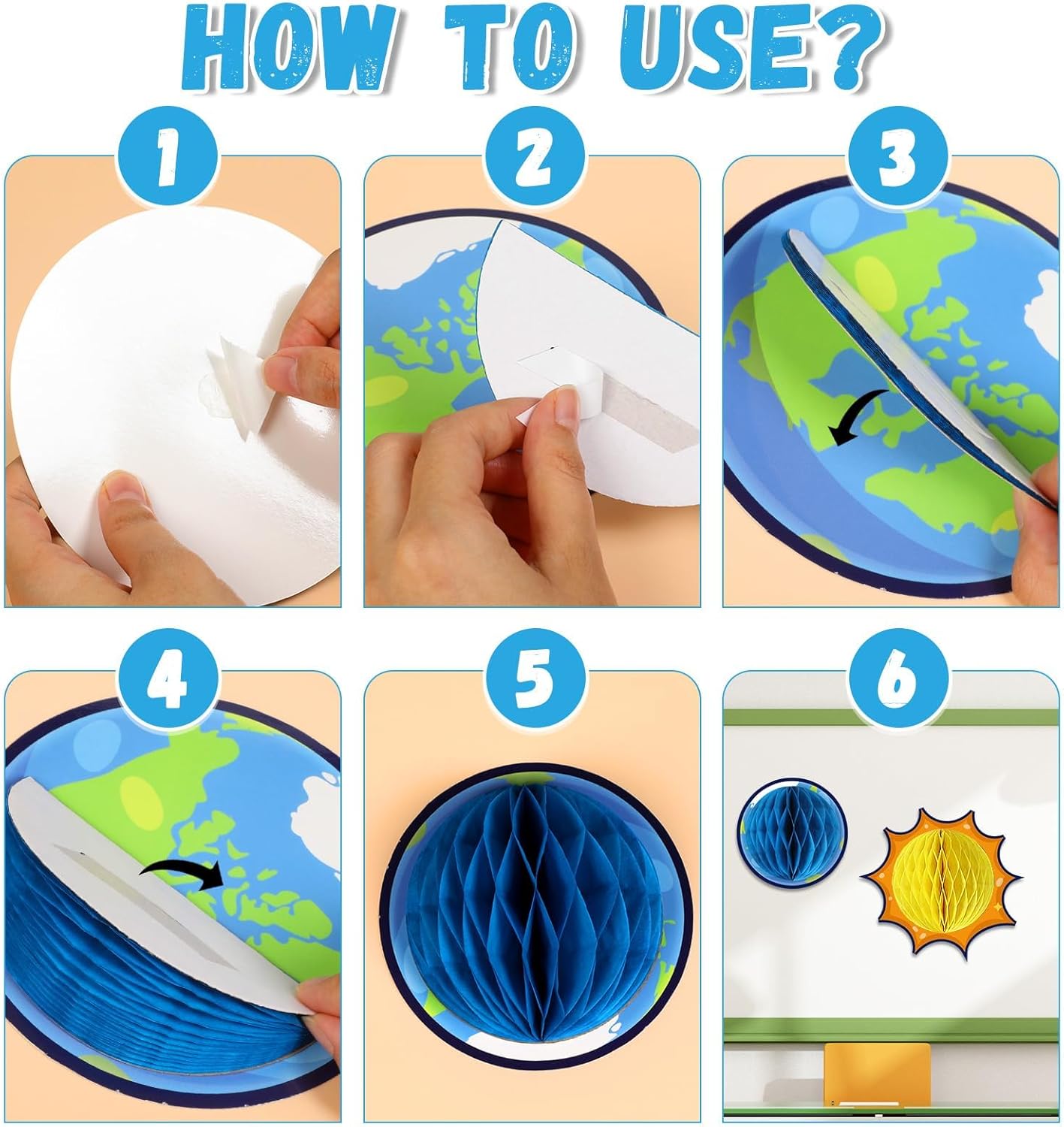 Outer Space Honeycomb Balls Bulletin Board Set Australia | Ubuy