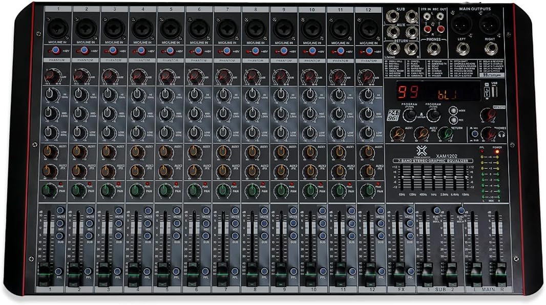 Zoom Livetrak L- 12 Live Sound Mixer With USB Connection, Black ...
