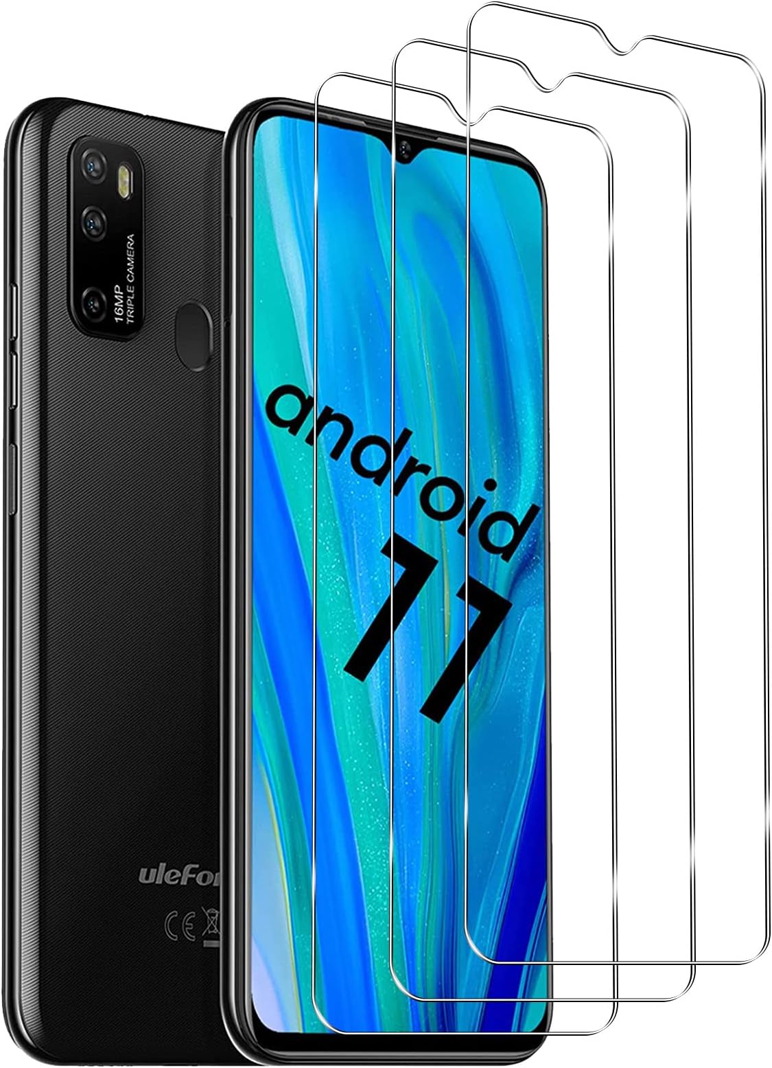 KELOLIN Screen Protector for Ulefone Note 9P 4G [3 Pack] Easy to ...