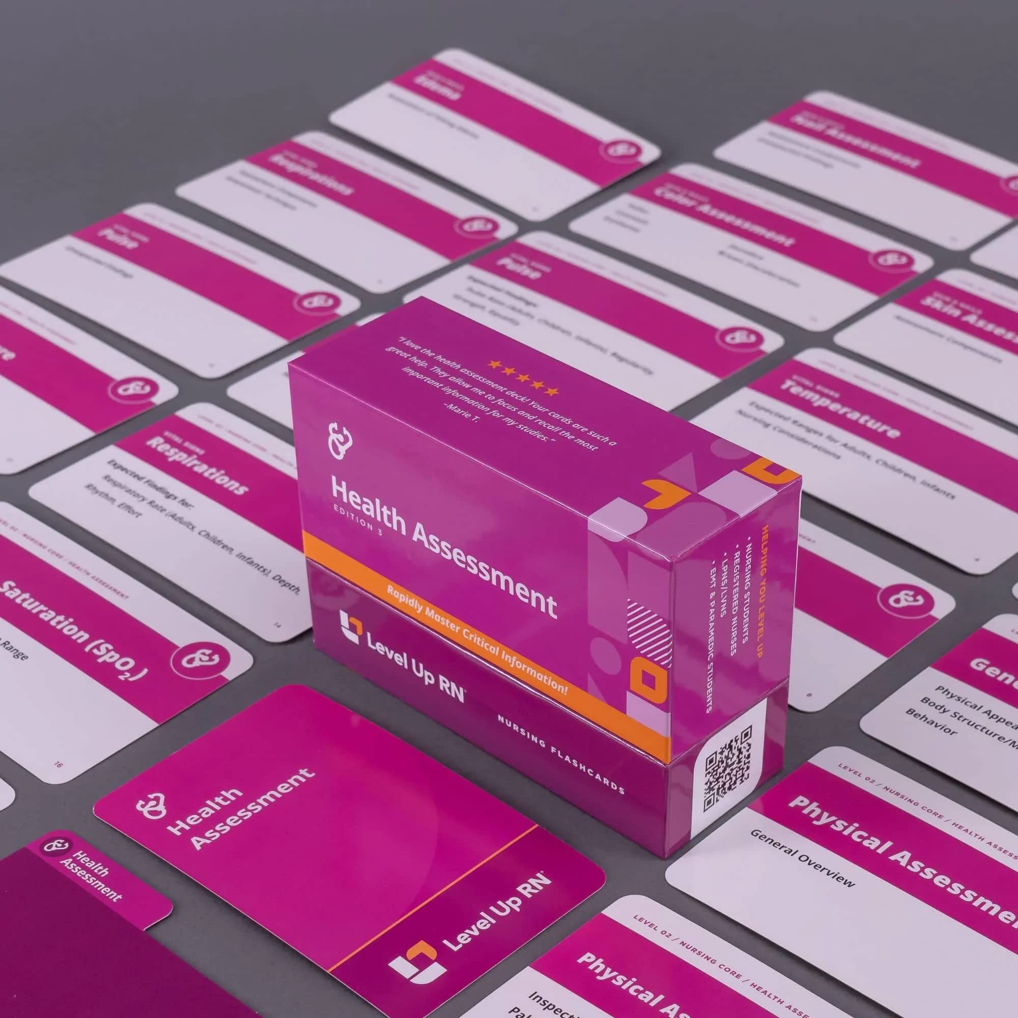 Snapklik.com : Level Up RNHealth Assessment Flash CardsNo FluffOnly ...