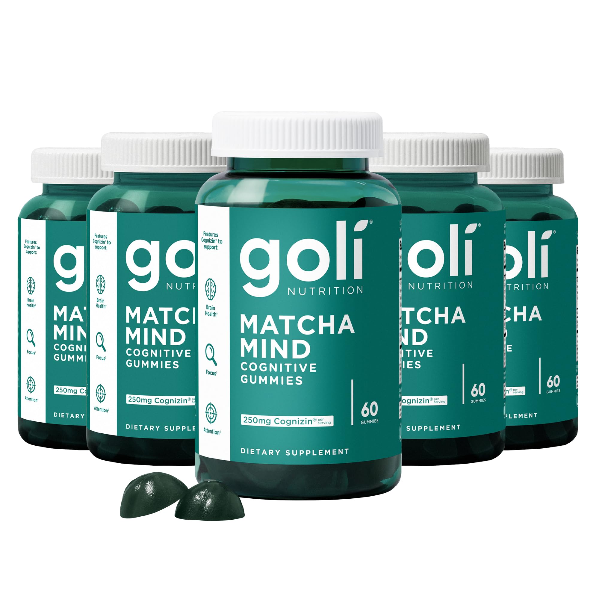Snapklik.com : Goli Matcha Mind Gummies - 300 Count - Green Tea Leaves ...