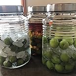 Amazon.co.jp: アデリア(ADERIA) MCコンテナー4L 日本製 化粧箱入り 梅酒瓶 保存容器 梅瓶 保存瓶 米びつ ステンレスキャップ ガラス瓶 ガラス キャニスター 密閉 ...