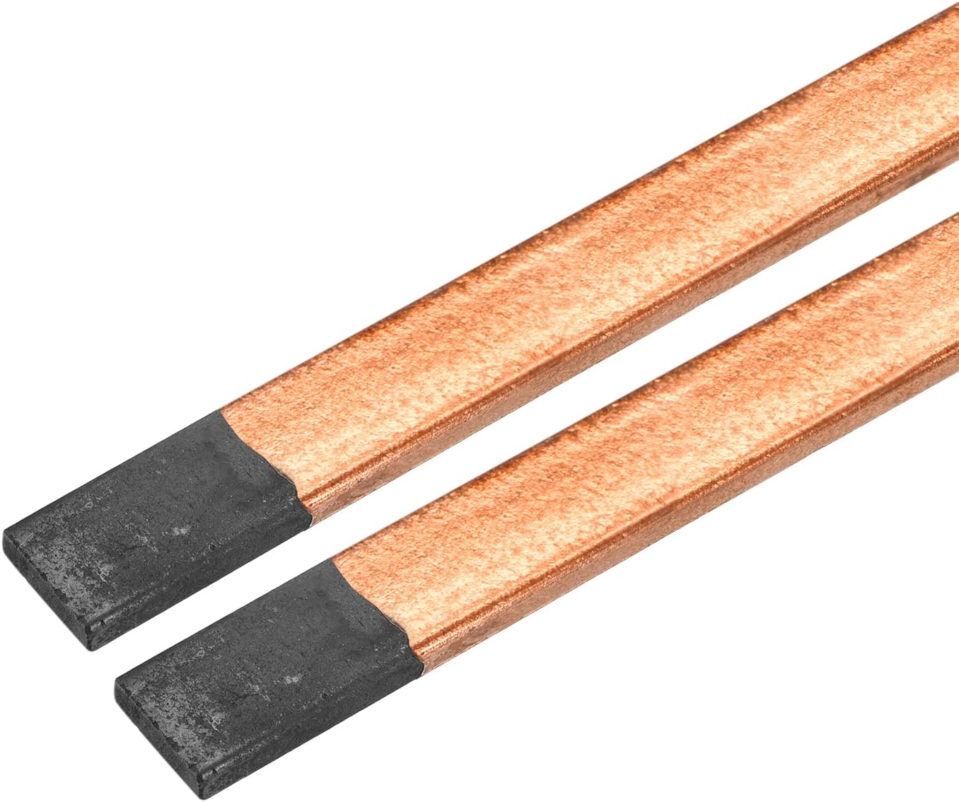 PATIKIL Flat Gouging Carbon Electrode Rod, Copper Coated Gouging ...
