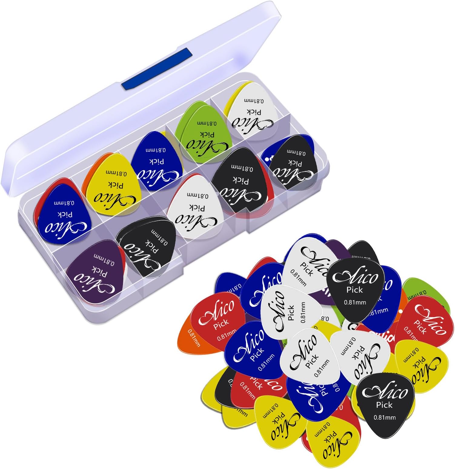 Amazon.com: 30pcs Alice Durable Clear Large Size Bass Rock Heavy Metal ...