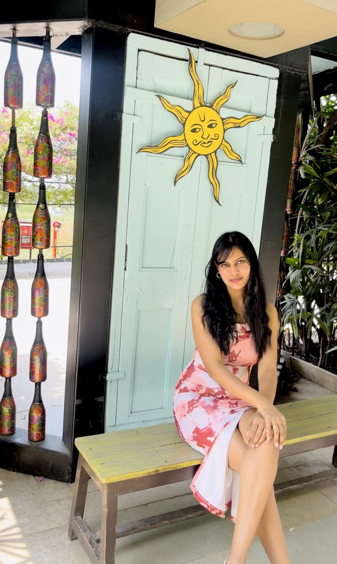 Buy Tandul Dress - Multicolor Dress, Below Knee Asymmetric Dress ...