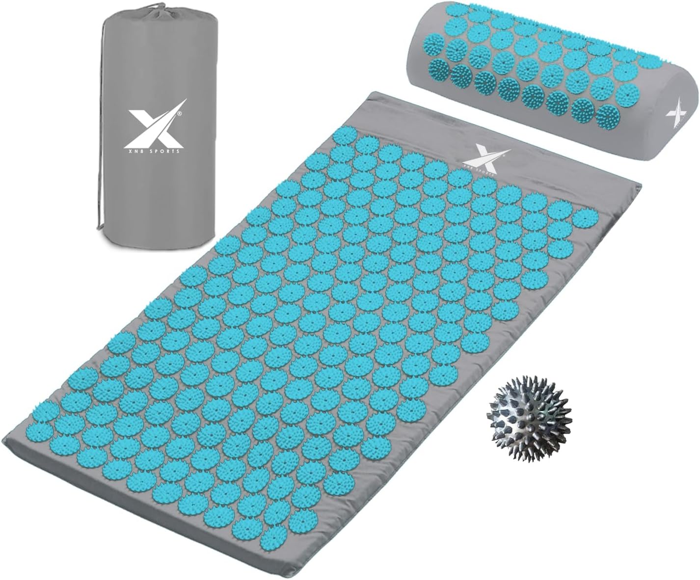 Xn8 Shakti Acupressure Mat & Pillow, Spiky Acupuncture Mat for Anxiety ...