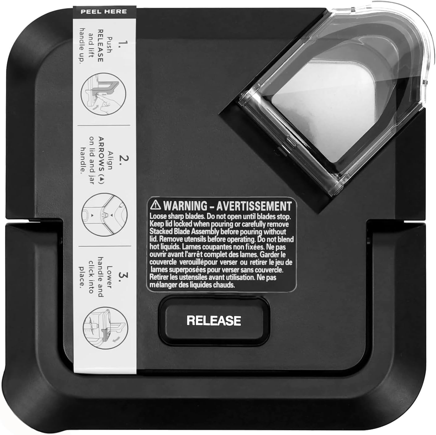 Amazon.com: Ninja Replacement Locking Lid for 64oz Bowl BL640 BL641 ...