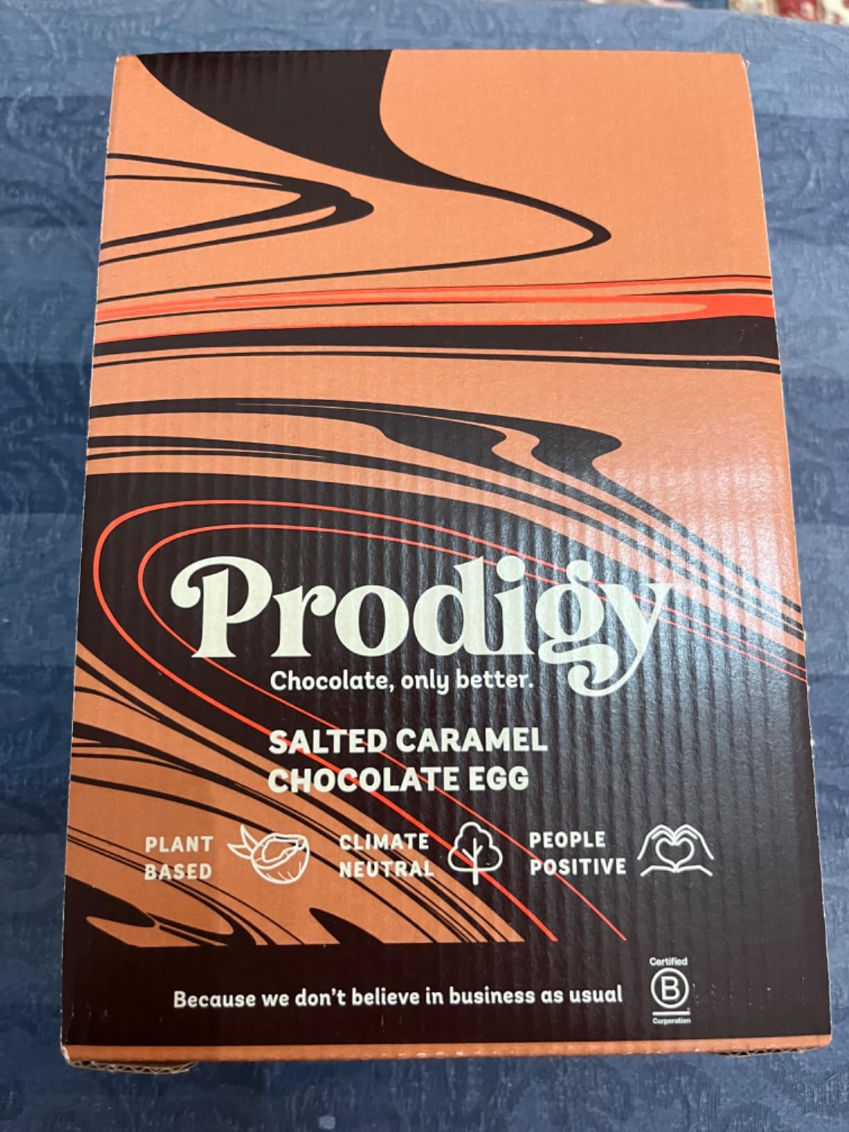 PRODIGY - Salted Caramel Chocolate Eggs.15 creamy plant based 40g ...