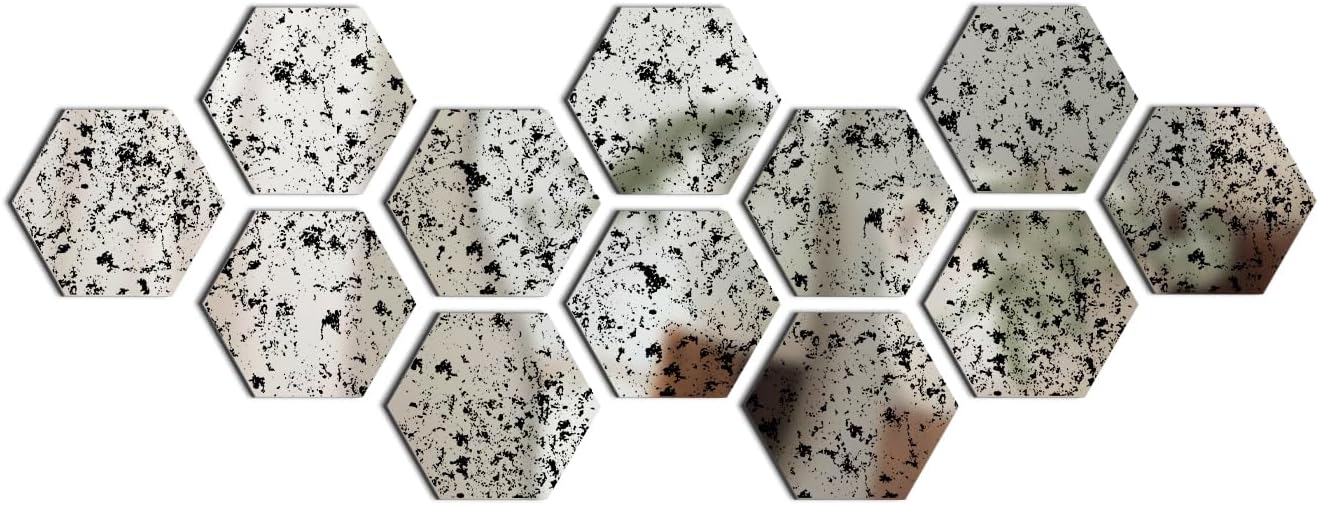 Amazon.com: LiveInUrban Faux Patchy Rust Pattern Self-Adhesive Acrylic ...