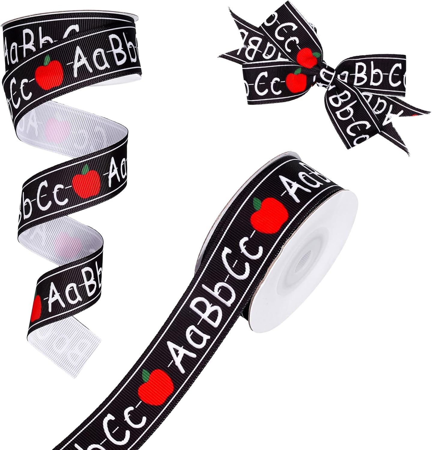 Amazon.com: JarThenaAMCS Back to School Grosgrain Ribbon School Themed ...