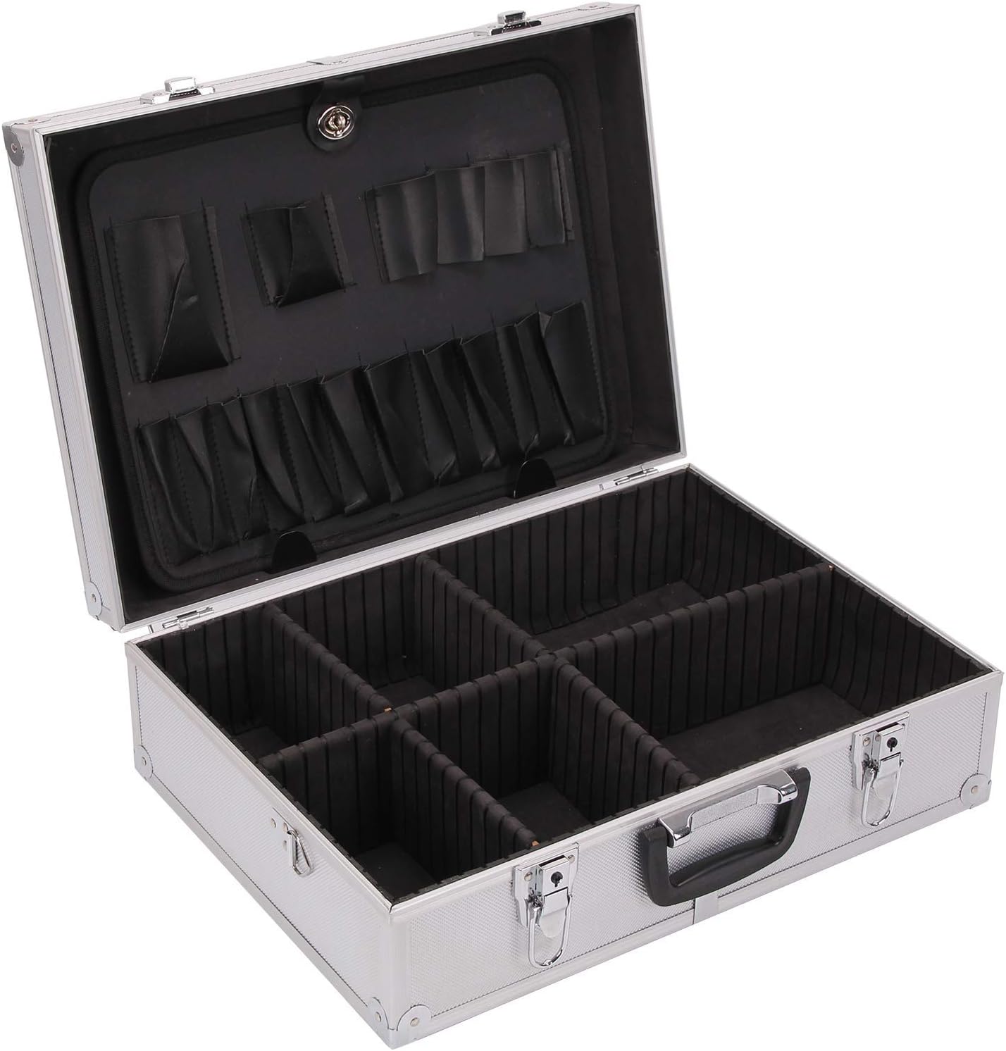 Queiting Flight Case Aluminium Tool Case 460 x 340 x 150mm Maintenance ...