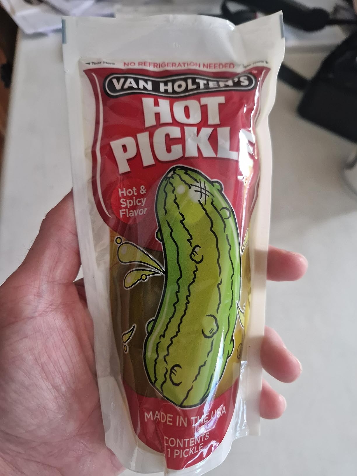 Van Holten's - Hot Mama Hot & Spicy Pickle-In-A-Pouch - TIK TOK pickle ...