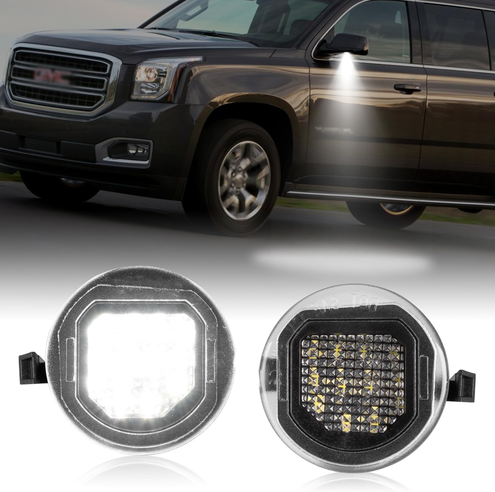 Amazon.com: POPMOTORZ LED Side Mirror Puddle Light Lamp Assembly For ...