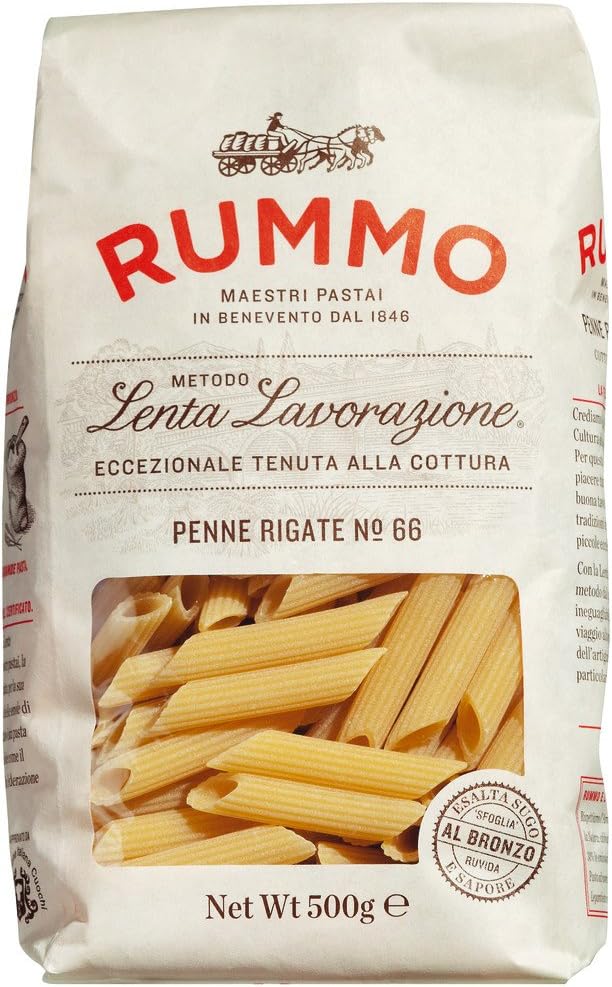 Amazon.com : Rummo Italian Pasta Penne Rigate No. 66, Always Al Dente ...