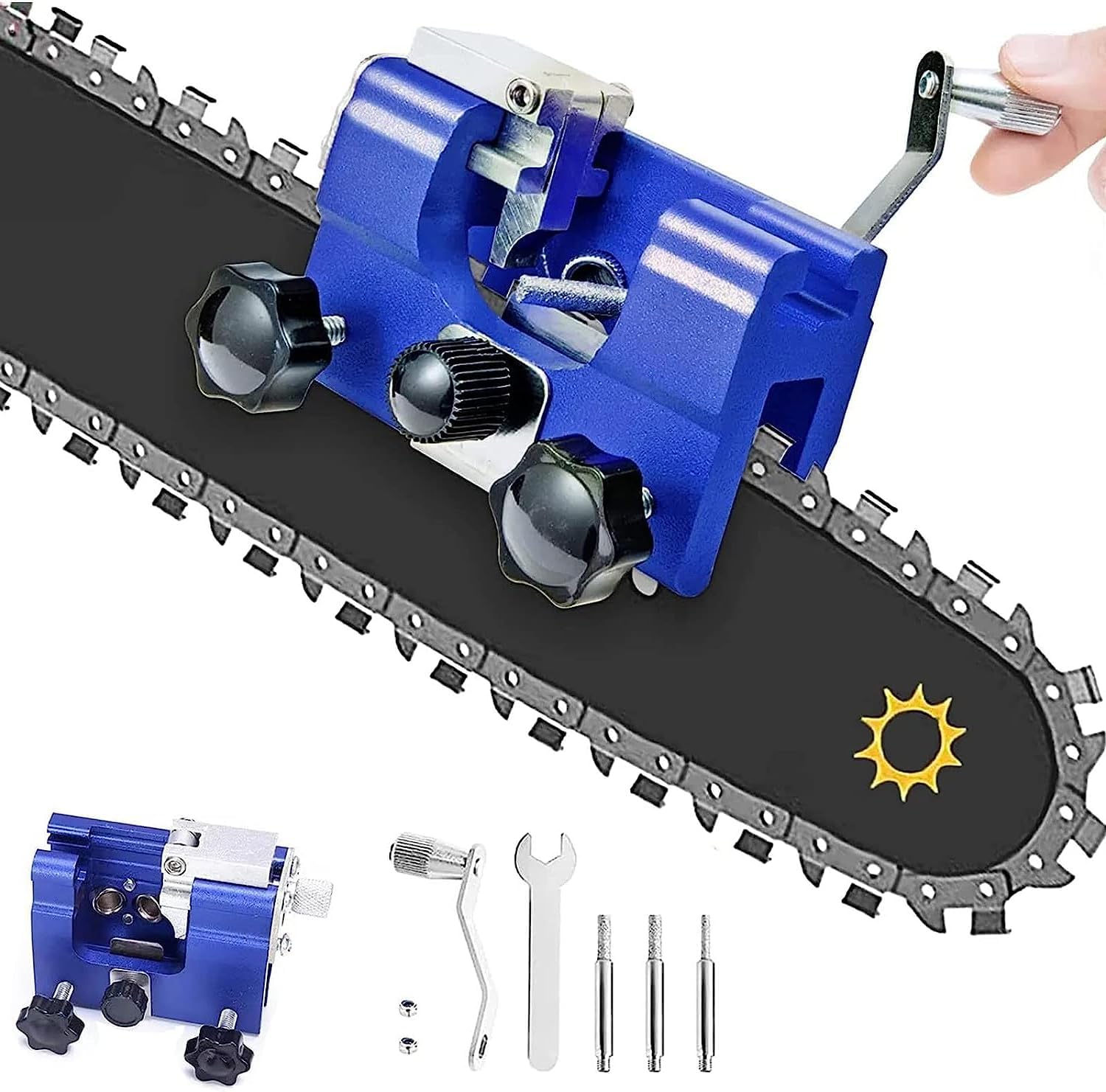 Amazon.com: KPTIJXE Chainsaw Sharpener, Portable Chain Saw Sharpening ...