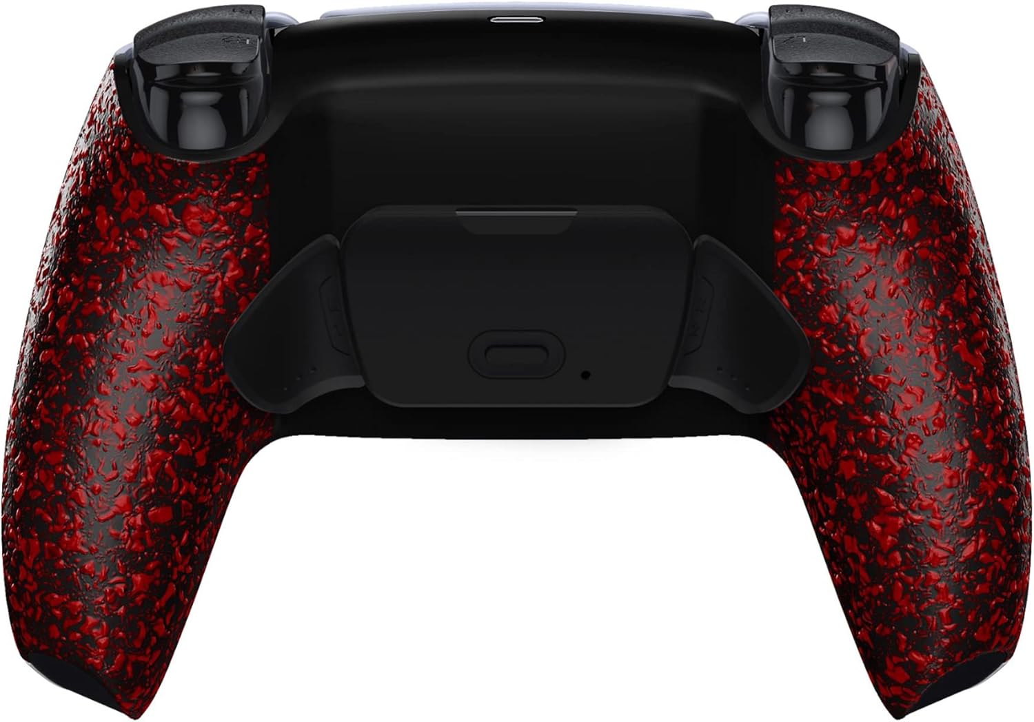 eXtremeRate Textured Red Back Paddles Programable RISE Remap Kit for ...