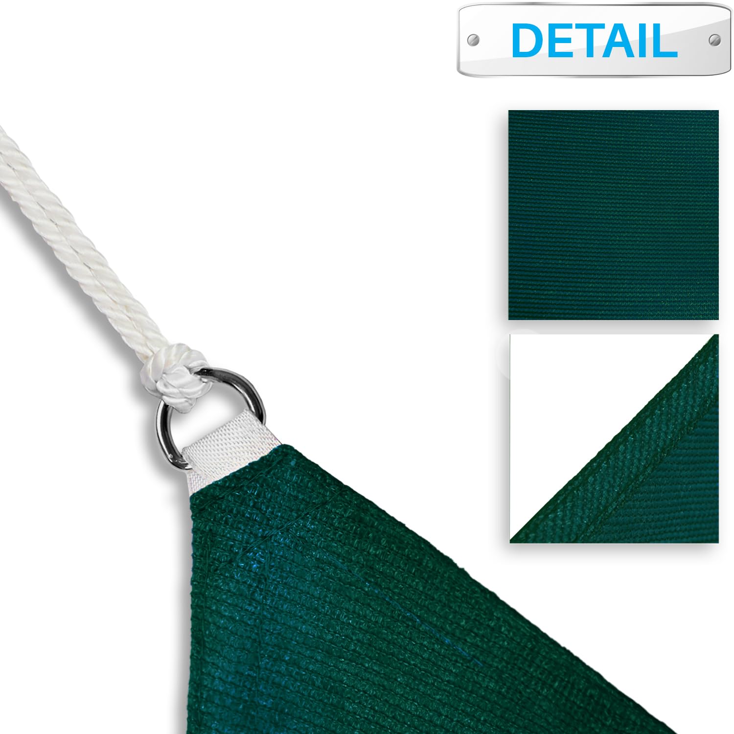 Snapklik.com : Paradise 16 X 16 X 16 Sun Shade Sail Triangle Canopy ...