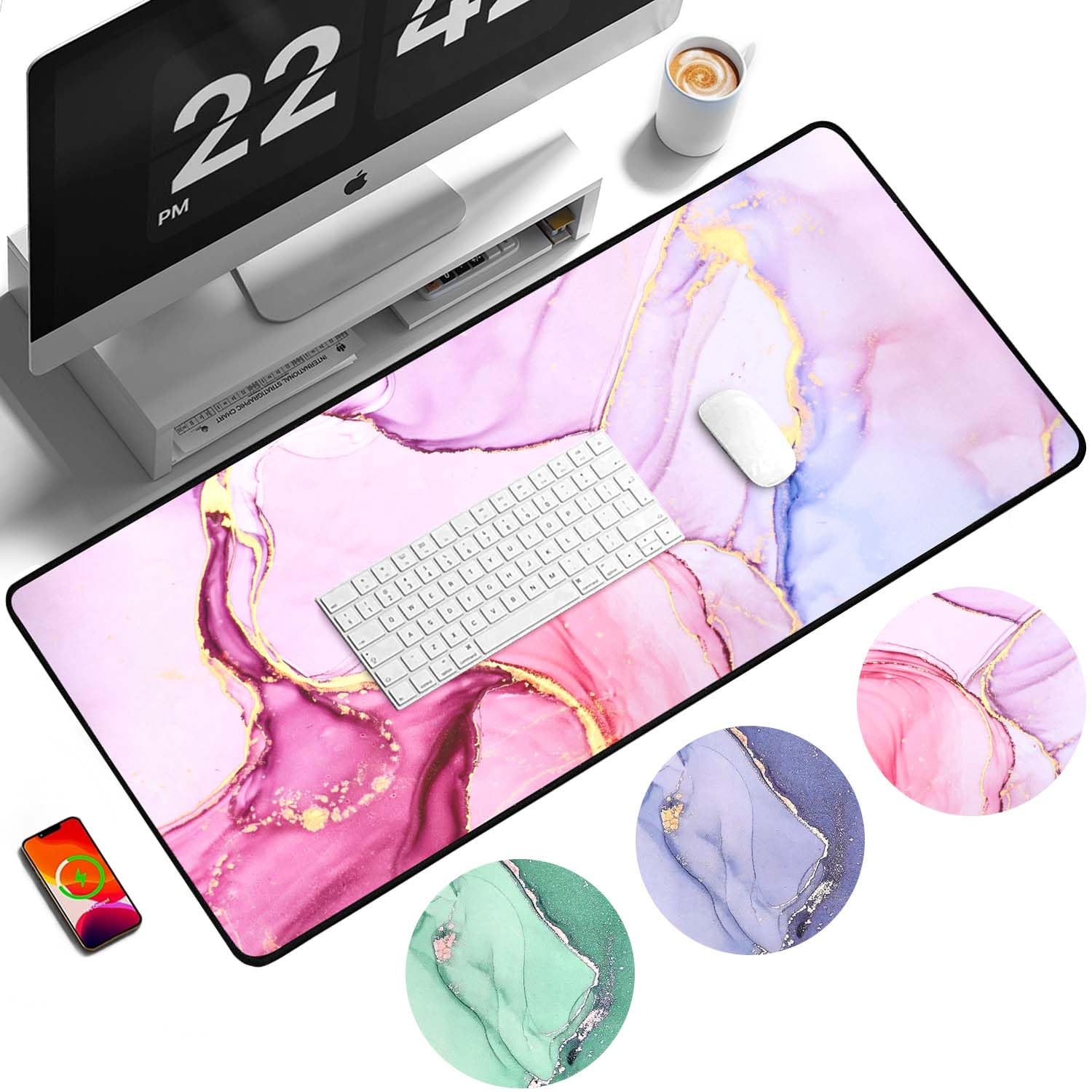 Amazon.com: EIMMBD Large Mouse Pad, Gaming Mouse Pad Desk Pad, Extended ...