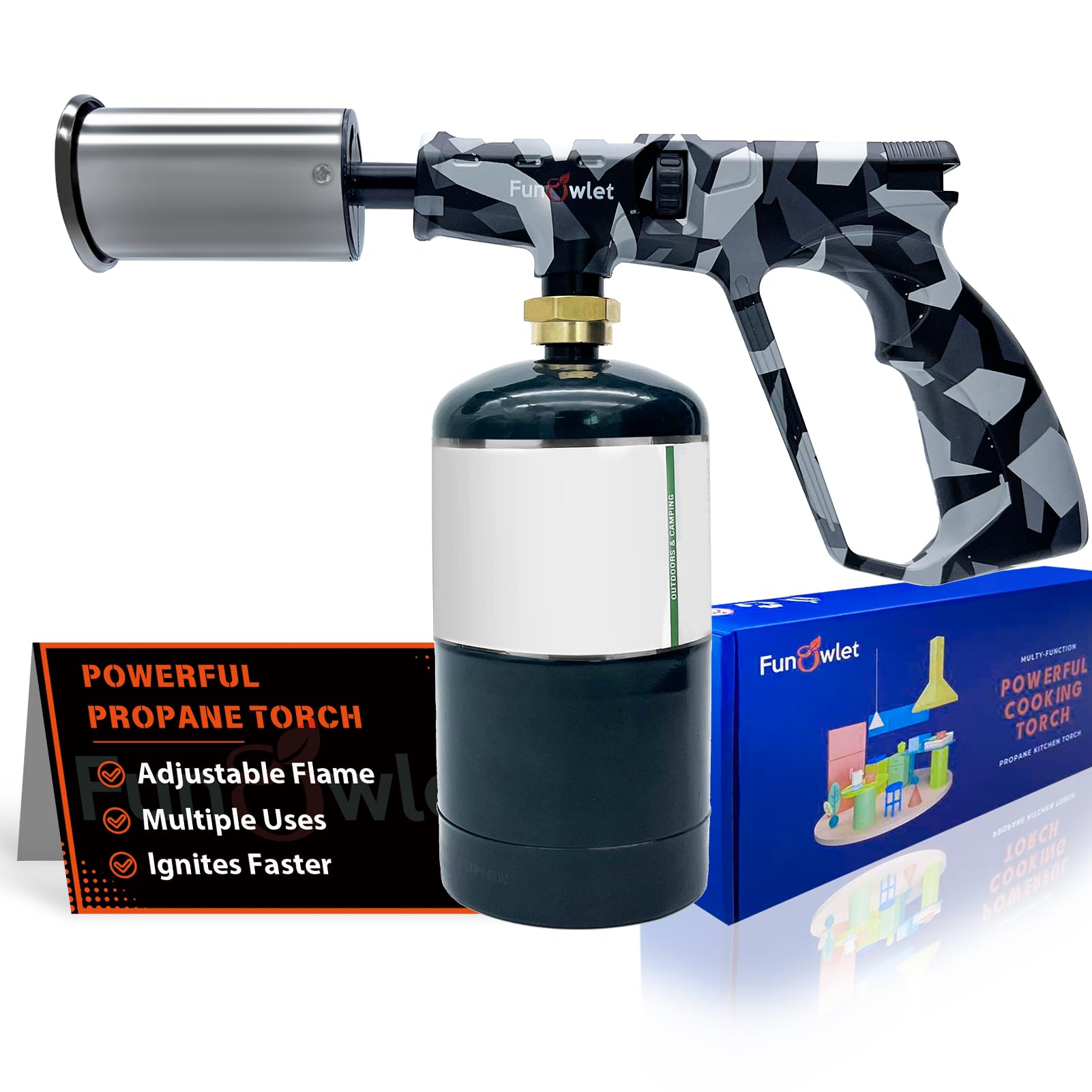 Powerful Cooking Propane Torch Lighter - Culinary Kitchen Torch, Sous ...