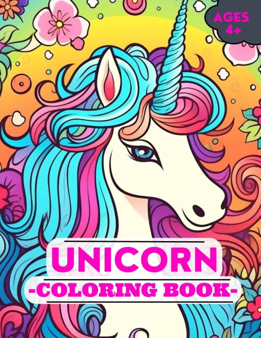 Unicorn Coloring Book:"Enchanting Unicorns: A Delightful Coloring Book ...
