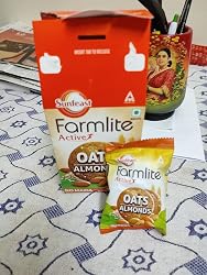Sunfeast Farmlite Oats with Almonds cookies Biscuits, 150g : Amazon.in ...