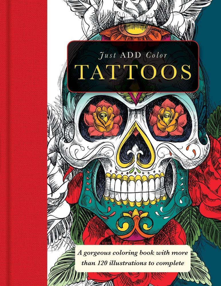 Amazon.com: Tattoos: Gorgeous coloring books with more than 120 ...