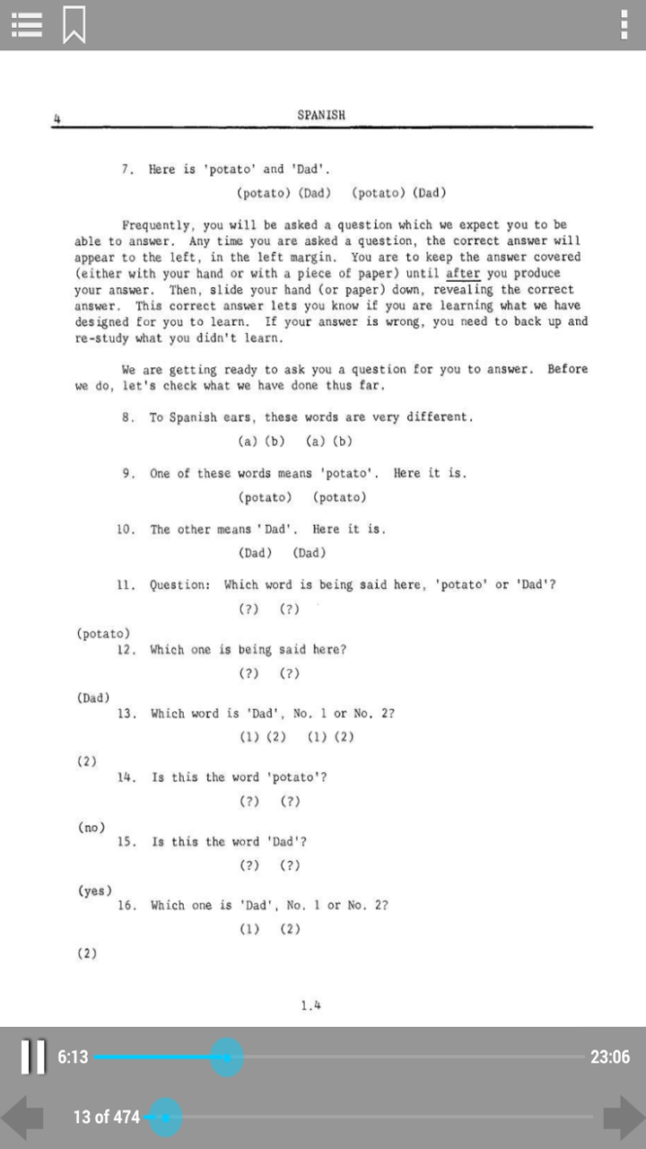 FSI: Spanish Programmatic Course Vol. 1 (Level 1) - by Audio-Forum ...