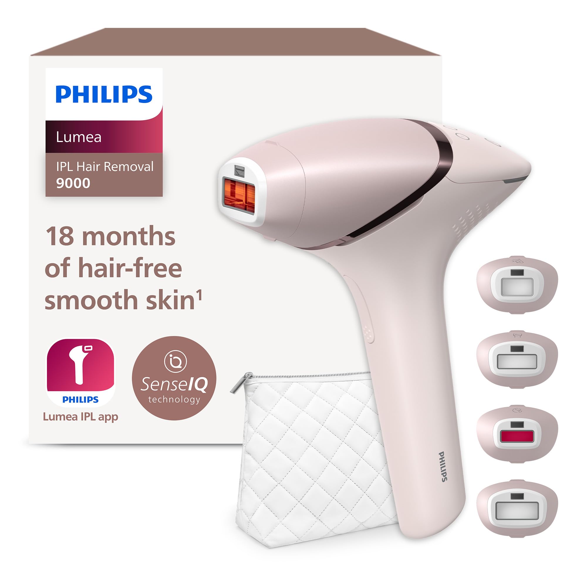 Philips Lumea IPL Hair Removal 9000 Series - Hair Removal Device with ...