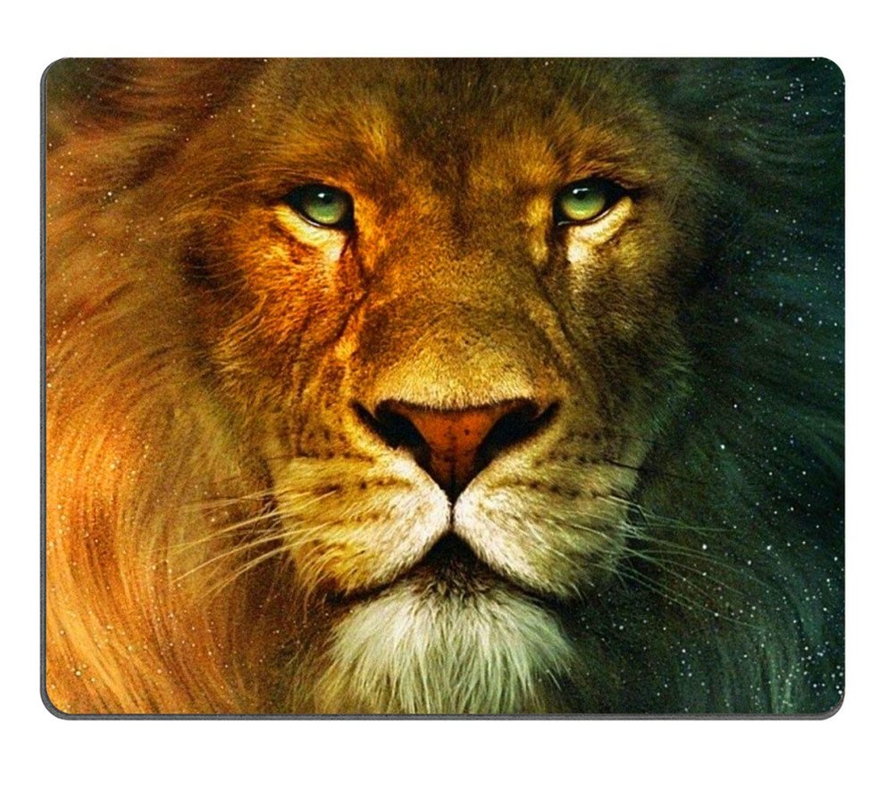 Amazon.com : Lion Waterproof Neoprene Soft Rubber Mousepad Gaming Mouse ...