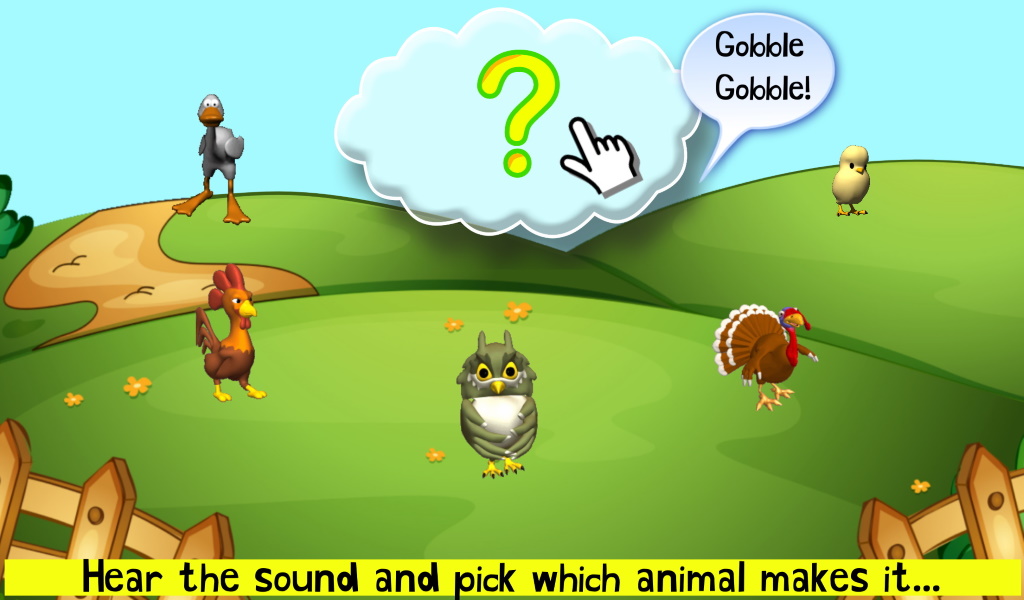 Barnyard Games! Farm Animal Sounds & Games For Toddlers Ages 1 2 3 Free ...