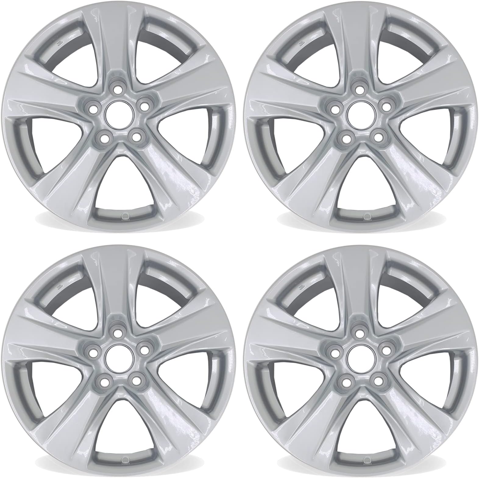 Amazon.com: 17" Set of 4 17x7 Silver Wheels for Toyota RAV 4 2019-2024 ...