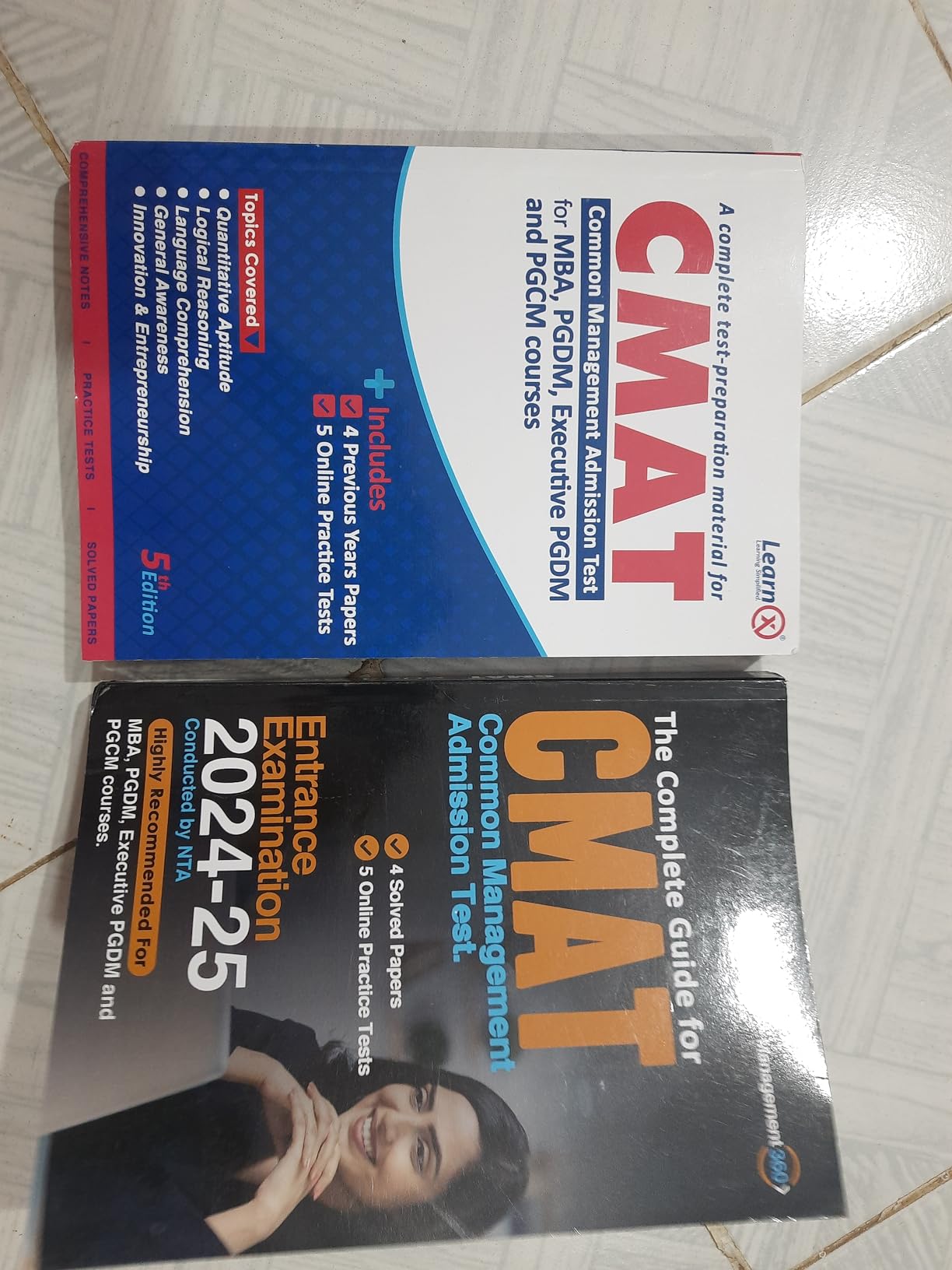 CMAT Entrance Exam Guide with 5 Online Practice Tests : LearnX: Amazon ...