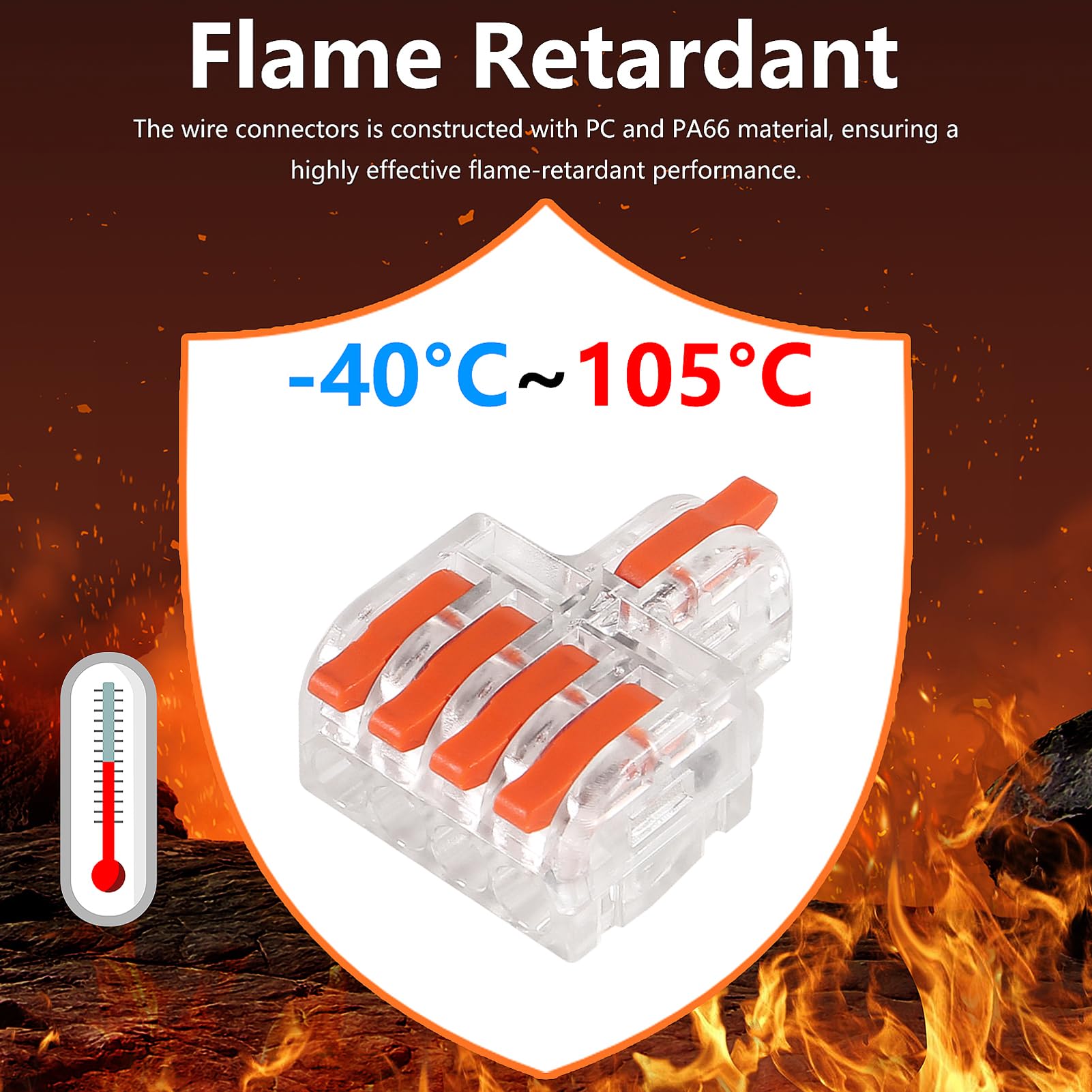 Snapklik.com : 20pcs Lever Wire Connectors, 1 In 4 Out Connectors For ...