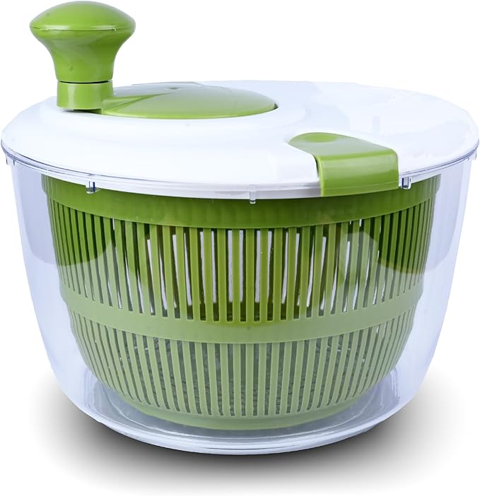 Amazon.com: Salad Spinner Large 5L - Fruit Cleaner Spinner with Bowl ...