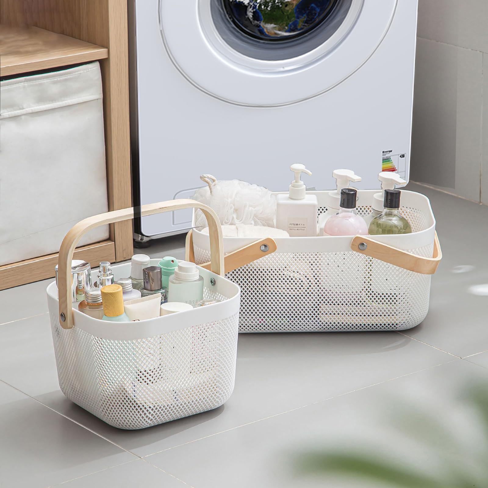 Snapklik.com : Nexboraque 2 Pack Plastic Mesh Garden Harvest Basket ...