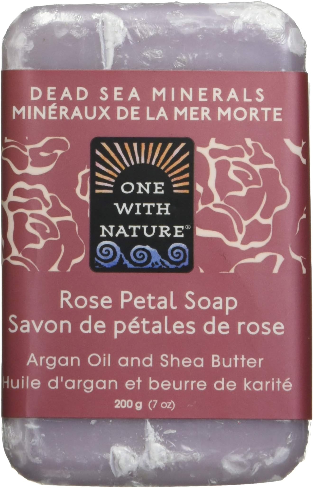 Amazon.com : One With Nature Dead Sea Mineral Soap, Lavender, 7-Ounces ...