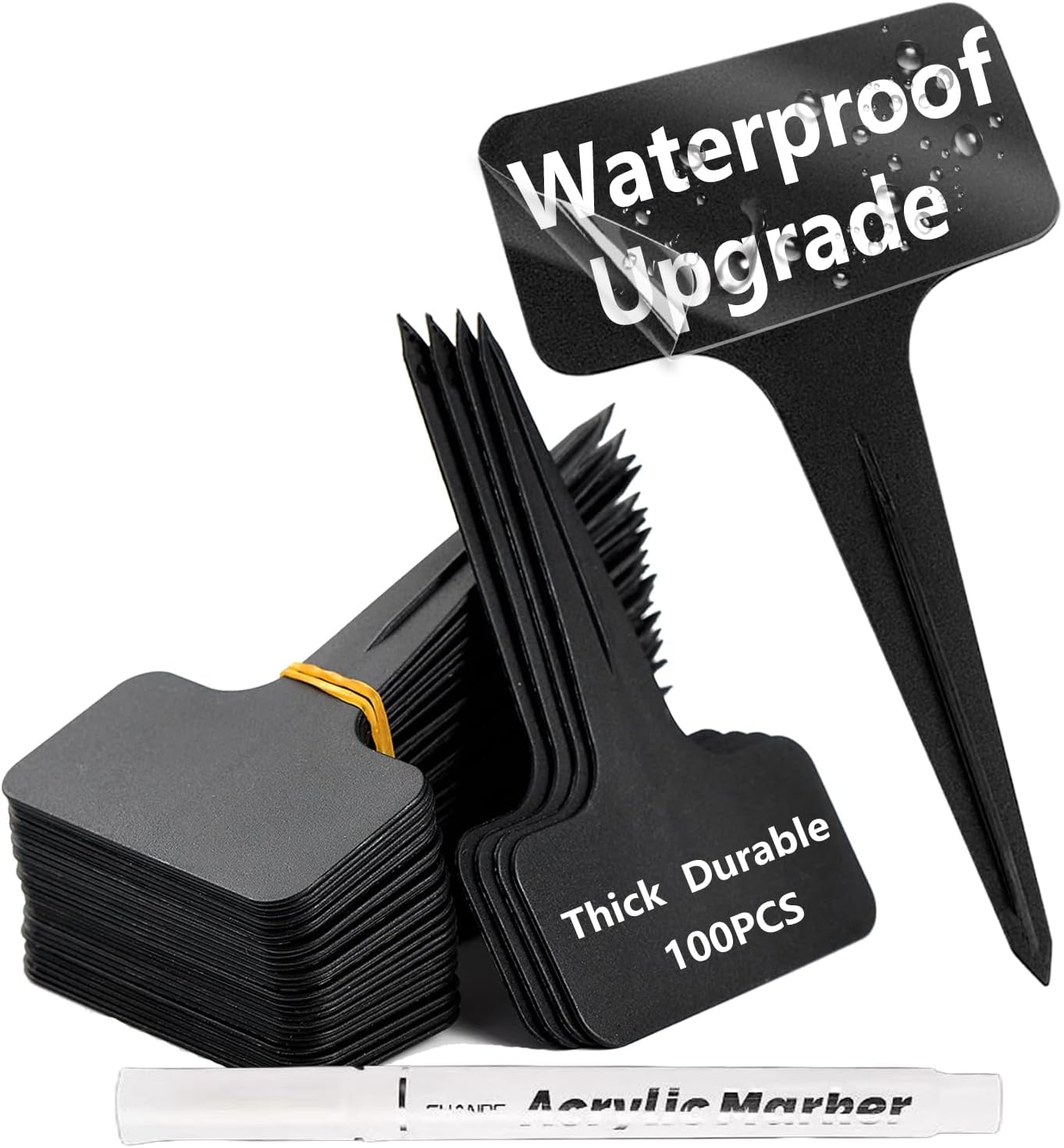 Amazon.com: Planters' Choice 50 Bamboo Plant Labels in Gift Box (T-Type ...