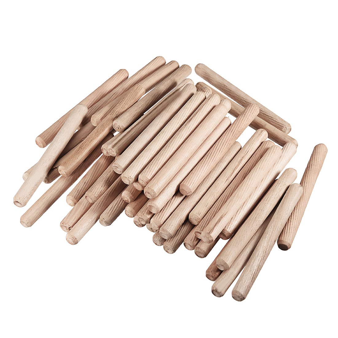 sourcing map 0.39"x3.94"(10x100mm) Wooden Dowel Pin Wood Kiln Dried ...