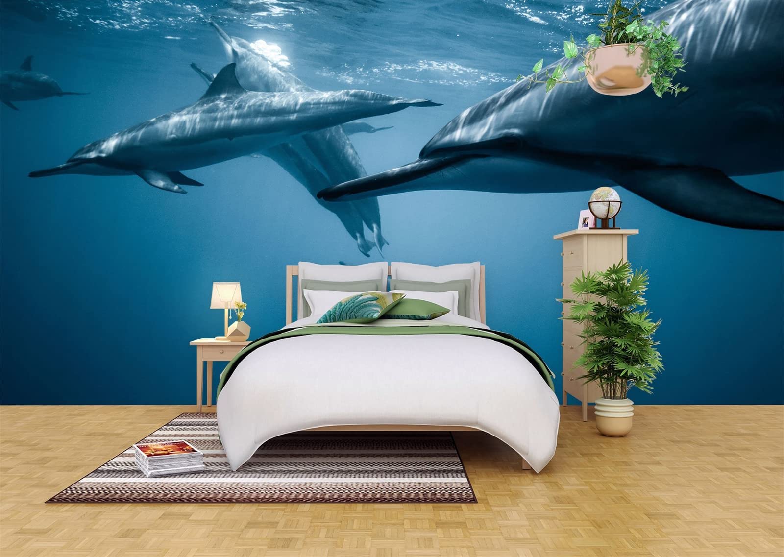 Cute Dolphins Wallpaper In 3d