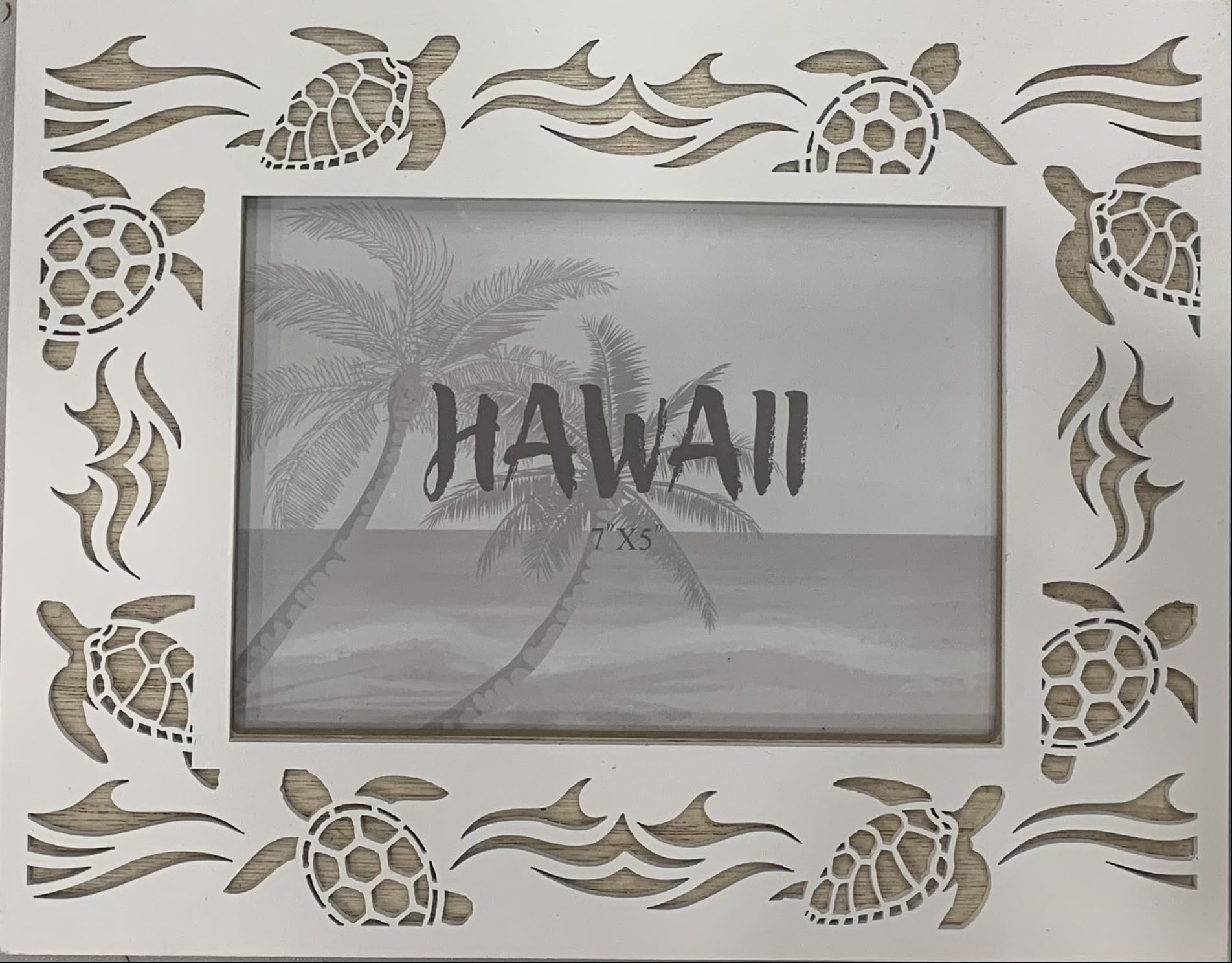 Amazon.com - Tiki Products Hawaiian Design 5"x7" Picture Frame (Landscape)