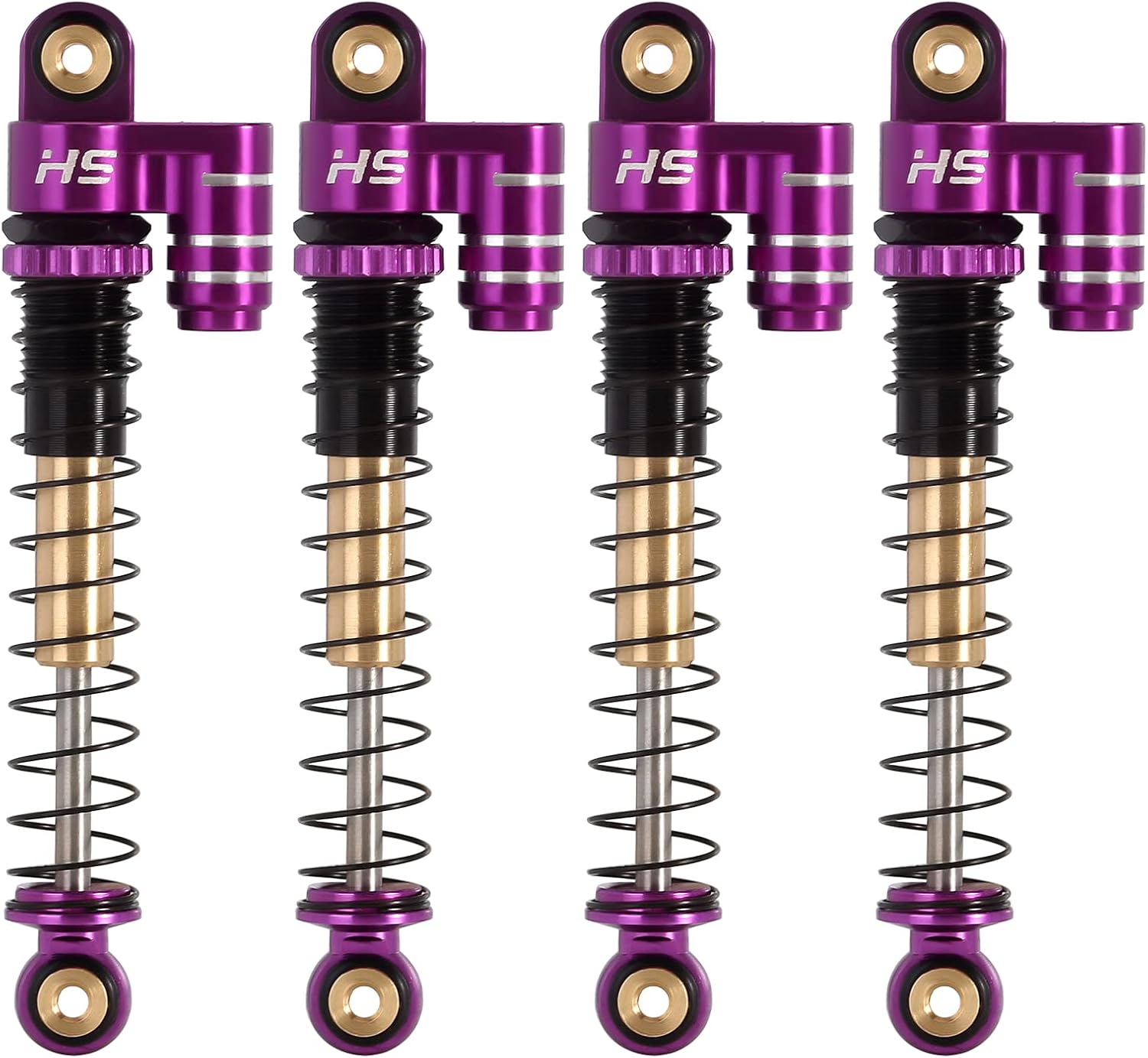 Amazon.com: HOTSTORM RC Shocks 43mm Adjustable Aluminum Shocks for 1/24 ...